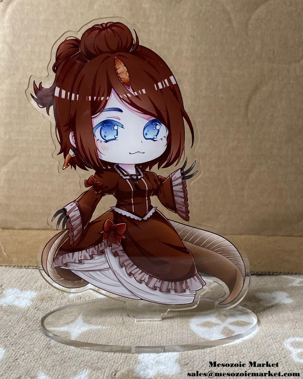 "Spinosaurus Anime Girl" Acrylic Standee 5.98" – Mesozoic Market